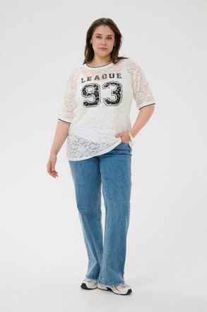 Kaffe Curve T-Shirt T-Shirt kurzarm KCbella Gro&szlig;e Gr&ouml;&szlig;en