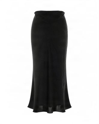 Fiorucci Satin Maxi Skirt - Black