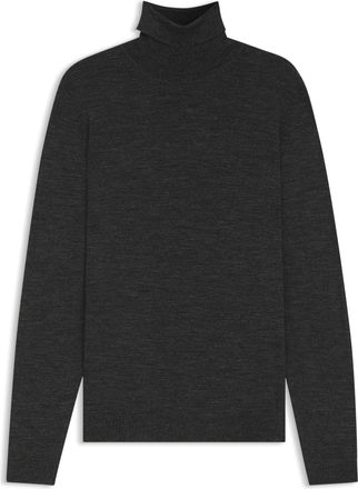BOSS Herren Rollkragenpullover MUSSO-P aus Wolle Black (85) XXL