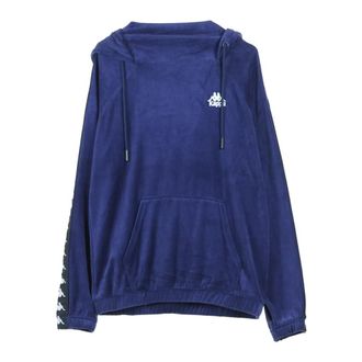 Kappa Blau Greystone/Schwarzer Damen Hoodie - - Sweatshirts & Hoodies - Damen - Blau - M