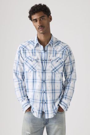 Levi's Barstow Standard Fit Westernhemd - Herren - Blau / Blau
