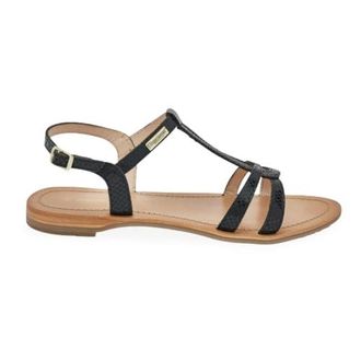 Les Tropeziennes Les Tropeziennes par M. Belarbi Femme HACKLIO Chaussures Ville Sandale, Noir-Serp, 40