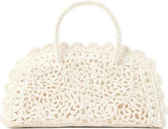 Jacquemus Small Turismo Crochet - - Bags - Damen - Wei&szlig; - ONE SIZE