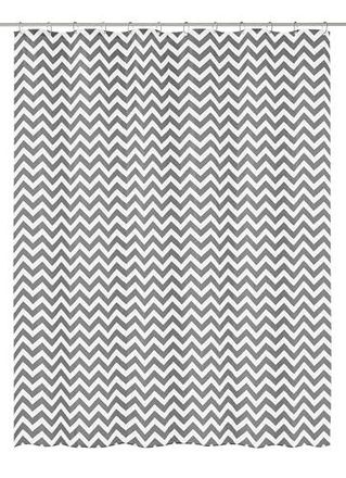 Kleine Wolke Zack Duschvorhang PEVA Schiefer, 180x200 cm