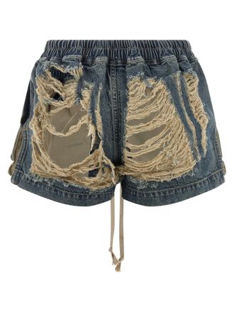 Rick Owens Fog Boxers Shorts - Blue