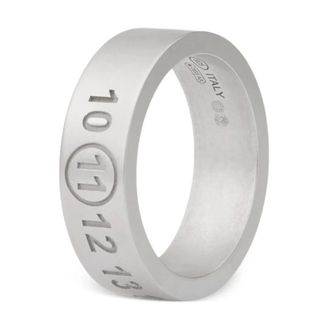 Maison Margiela Homme, Accessoires, Gris, Taille: 43 MM Number Reference Ring 6,5 mm