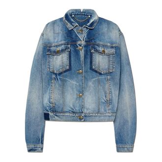 Maison Margiela Femme, Vestes, Bleu, Taille: 36 FR Denim Vestes