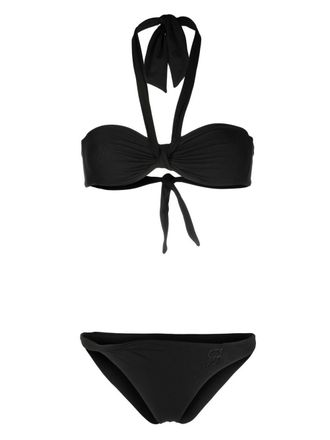 Blumarine haut de bikini &agrave; dos-nu - Noir