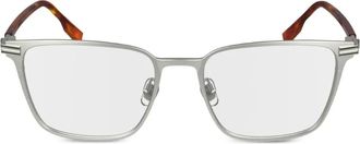 Lacoste lunettes de vue rectangulaires L2301 en métal - Argent