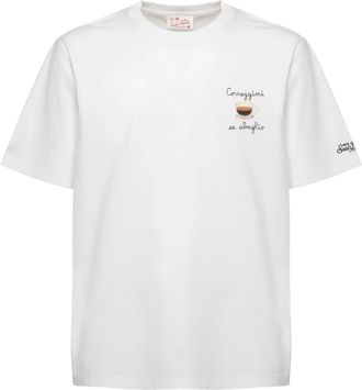 Saint Barth Homme, Tops, Blanc, Taille: XL Portofino T-Shirt