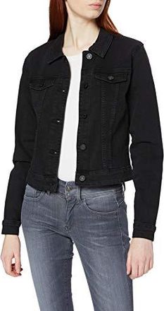Noisy May Veste En Jean Délavée Noire Debra Femme Veste en Jean noir XL