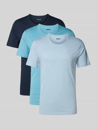 HUGO BOSS Regular Fit T-Shirt aus reiner Baumwolle im 3er Pack