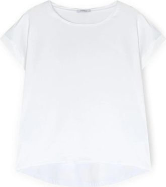 Motivi Zweifarbiges T-Shirt - - Blouses & Shirts - Damen - Wei&szlig; - M