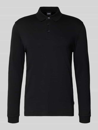 HUGO BOSS Poloshirt mit Label-Schriftzug