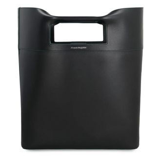Alexander McQueen The Square Bow Tote - - Bags - Damen - Schwarzk - ONE SIZE