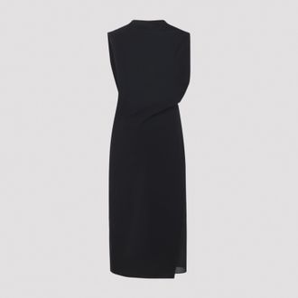 Jacquemus La robe midi drap&eacute;e