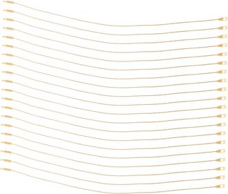 PartyKindom 200stücke Weihnachtsbaum Dekoration Haken Schnappverschluss Aufhänger Für Christbaumschmuck Und Weihnachtsdeko Lang Goldene Farbe