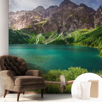 Tulup Carta Da Parati - Fotomurale In Vlies - Per Decorazione Pareti - Per La Cucina Camera Da Letto Per La Soggiorno Paesaggio Montano 250x250 Cm