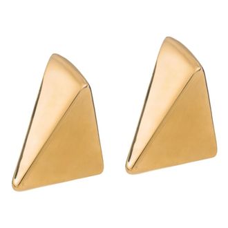 Federica Tosi Goldene Virtuelle Ohrringe 18k Vergoldetes Bronze - - Accessories - Damen - Gelb - ONE SIZE