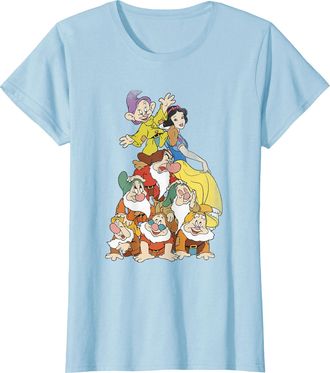Disney Snow White Seven Dwarf Stack T-Shirt