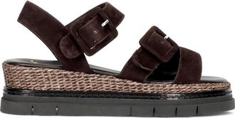 Luca Grossi Femme, Chaussures, Brun, Taille: 40 EU Sandales Plates