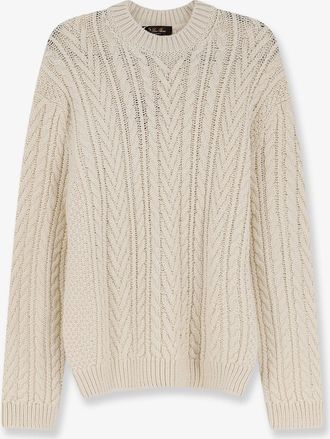 Loro Piana Schooner sweater in cashmere and abaca blend - LORO PIANA - gender_Man