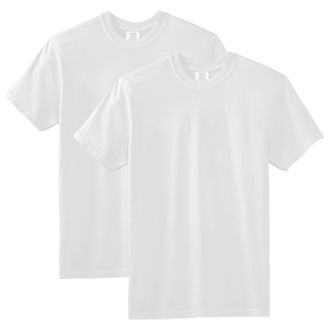 Comfort Colors Unisex-Erwachsene Schweres Kurz&auml;rmeliges, Stil G1717/G1745 T-Shirt, Wei&szlig; (2-er Pack), 3X-Gro&szlig;