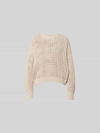 Juvia Relaxed Fit Pullover mit Lochmuster