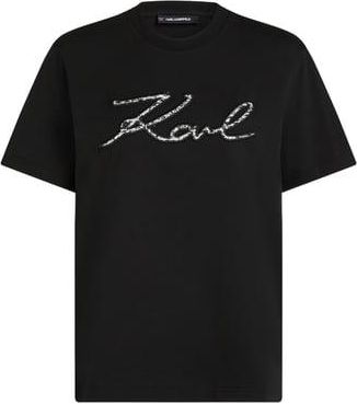 Karl Lagerfeld T-shirt logo en coton