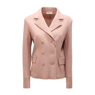 Sandro Ferrone Doppelreihige Wolljacke - - Jackets - Damen - Beige - S
