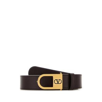 Valentino Garavani VLogo Signature G&uuml;rtel - - Accessories - Damen - Braun - 90 CM