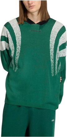 adidas Homme, Pulls, Vert, Taille: S Santiago Loose Fully Fashion Knit Jersey