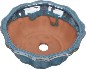 DOITOOL Keramischer Blumentopf Für Sukkulenten Moderner Pflanztopf Für Innenbereich Kleiner Blumentopf Mit Drainagelöchern Dekorativ Für Balkon Und Garten Rob