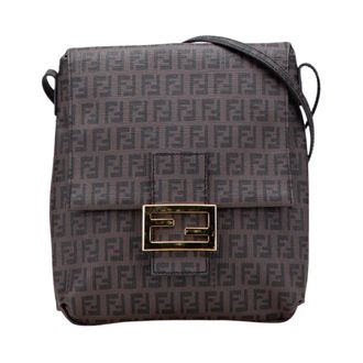 Fendi Pre-owned Bedruckte Umh&auml;ngetasche - - Pre-owned - Damen - Braun - ONE SIZE