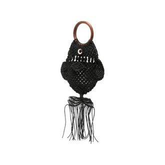 Anya Hindmarch Fish Motif Mini Bag - Black