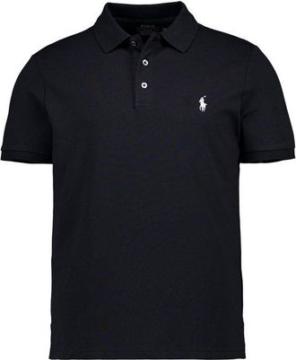 Polo Ralph Lauren Herren Polo-Shirt schwarz Slim Fit