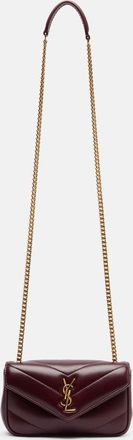 Saint Laurent Schultertasche Lou Lou Mini aus Leder