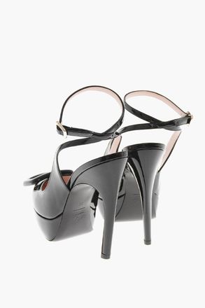 Roger Vivier Patent Platform Slingbacks CHOC BUCKLE 13cm Roger Vivier