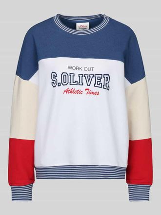 s.Oliver Red Label Relaxed Fit Sweatshirt aus Baumwoll-Mix - s.Oliver x Heidi Klum