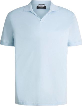 Strellson Homme, Tops, Bleu, Taille: 2XL Polo &agrave; col en V