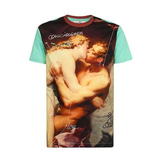 Vivienne Westwood Maxi Print Baumwoll T-shirt - - Tops - Herren - Mehrfarbig - XS