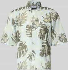 Lindbergh Relaxed Freizeithemd mit floralem Allover-Print