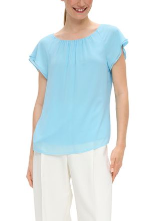 s.Oliver Chiffon-Bluse mit Double-Layer &Auml;rmeln