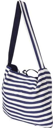 BESPORTBLE Grand Sac Cabas Rayé Réversible Grand Sac à Bandoulière et Crossbody Travail Plage et Usage Quotidien pour Femmes