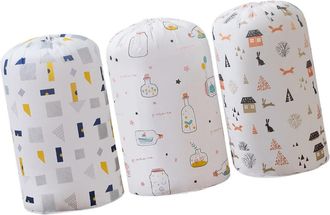 DOITOOL 3 St&uuml;ck Teiliges Peva Aufbewahrungsbeutel mit Kordelzug Strapazierf&auml;hige und Rei&szlig;feste Bettdecken Kleidungstaschen Gro&szlig;e Kapazit&auml;t Multifunktional f&uuml;r