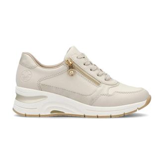 Rieker Beige Sneakers f&uuml;r Frauen - - Shoes - Damen - Beige - 38 EU