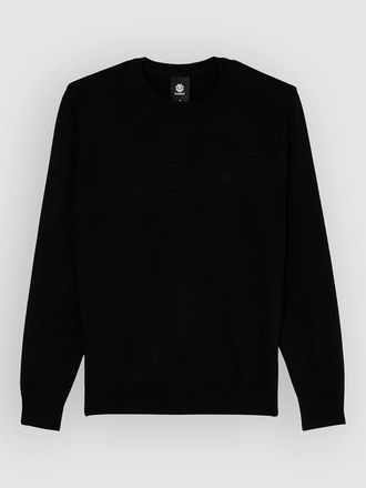 Element Icon Embroidery Sweater off black