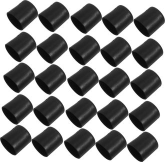 Artibetter 64 Stück Teiliges Runde Möbelbeinabdeckungen aus Robustem Gummi rutschfeste Stuhl Tischfußkappen Strapazierfähige Fußschutzmatten für Kleine Möbel für