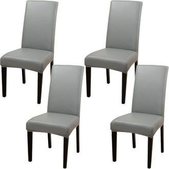 Generic wasserdichte PU-Stuhlbez&uuml;ge Set F&uuml;r Esszimmer - Langlebige Schonh&uuml;llen F&uuml;r K&uuml;che, Hotel & Restaurant, Hochzeit, Event, Bankett, Stretchhussen, Atmungs