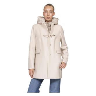 Fay Toggle Coat - - Coats - Damen - Beige - 2XL